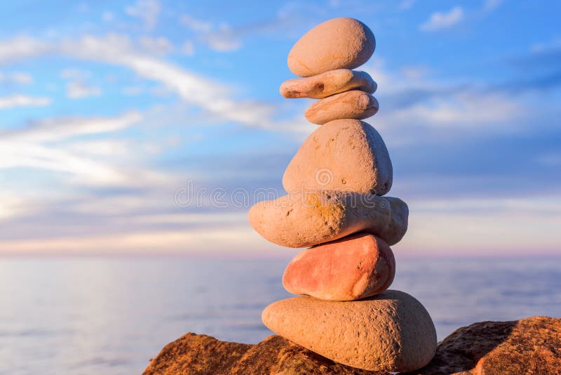 Group of sea pebbles stock photo. Image of equivalence - 62060066