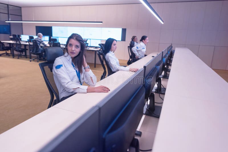 Main Control Room Feeder Panel Stock Image - Image of signage ...