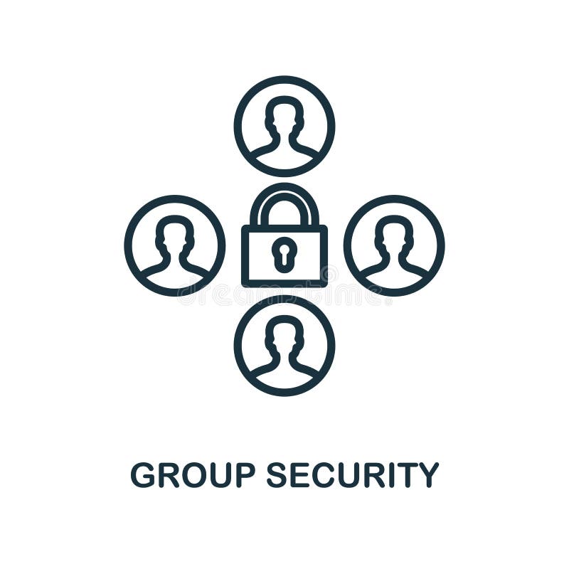 Group Security Logo Design with Editable Slogan. Branding Book and ...