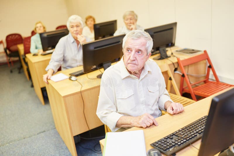 Computer Lessons Seniors Stock Photos - Free & Royalty-Free Stock ...