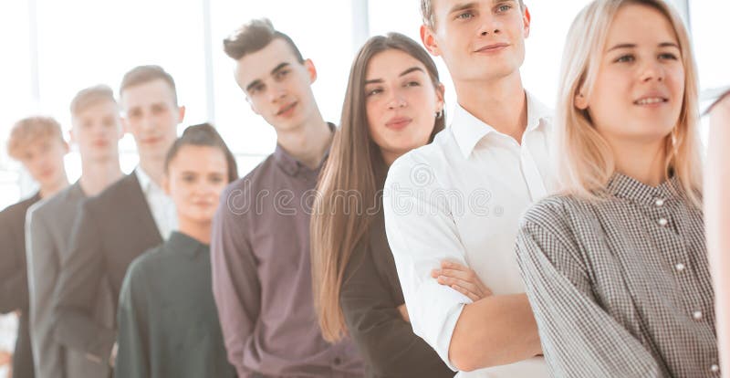 440 Long Line People Standing Queue Stock Photos - Free & Royalty-Free ...