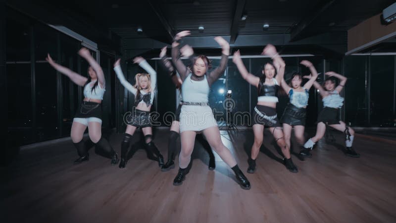 Energetic Dance Performance in Studio Stock Video - Video of motion ...