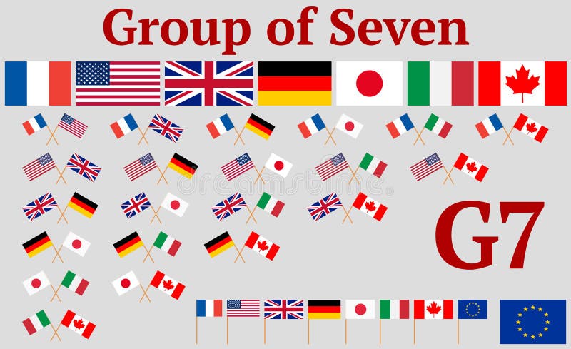 Seven Flags Of Central America Stock Illustration - Illustration of ...