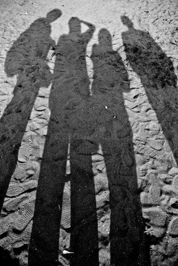 Shadow of a Man on the Sand Stock Image - Image of dunes, lonely: 7467961