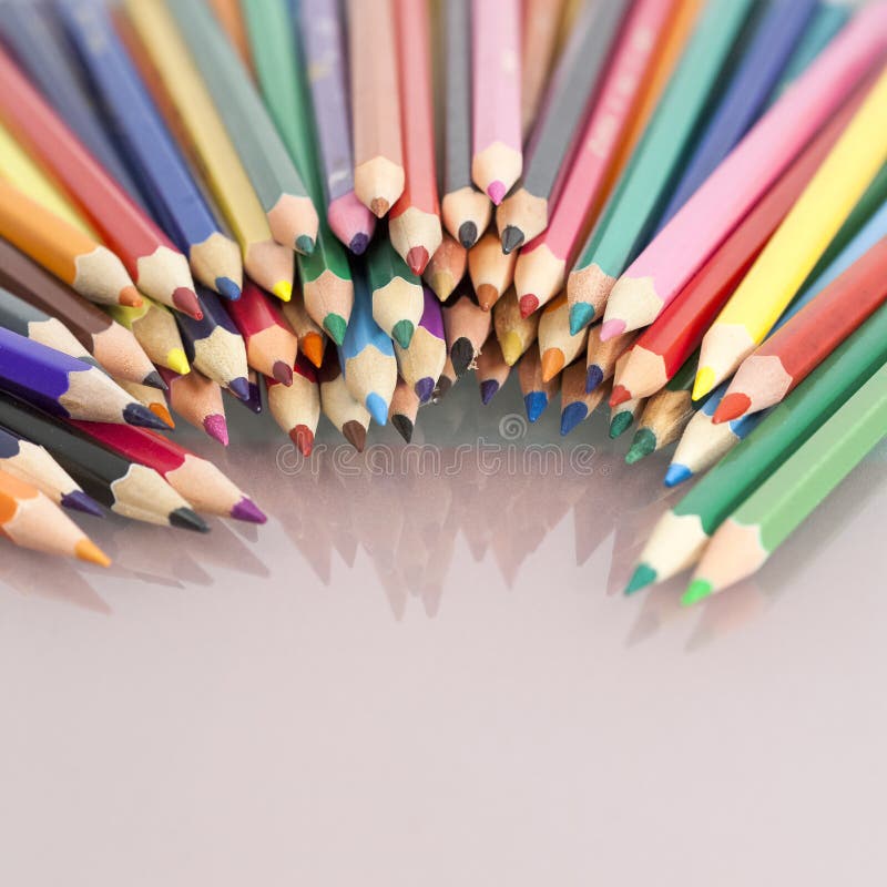 Sharp Colored Pencils stock image. Image of group, edge - 17106925