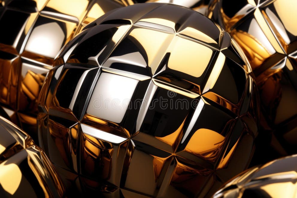 A group of shiny spheres stock illustration. Illustration of shiny ...