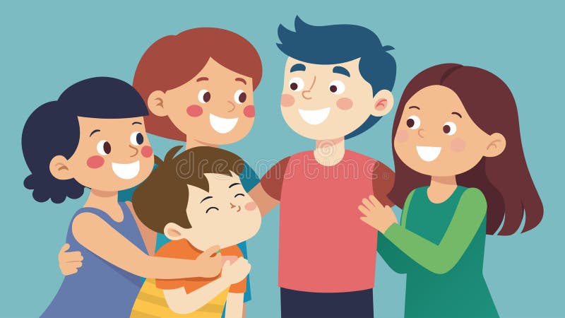 A Group of Siblings Huddled Together Sharing Secrets and Catching Up on ...