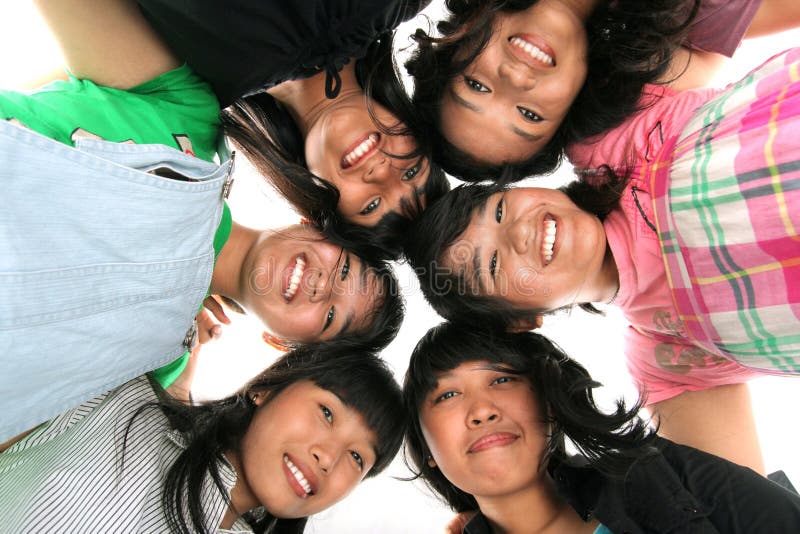 Group of six people stock image. Image of good, diversity - 8243781