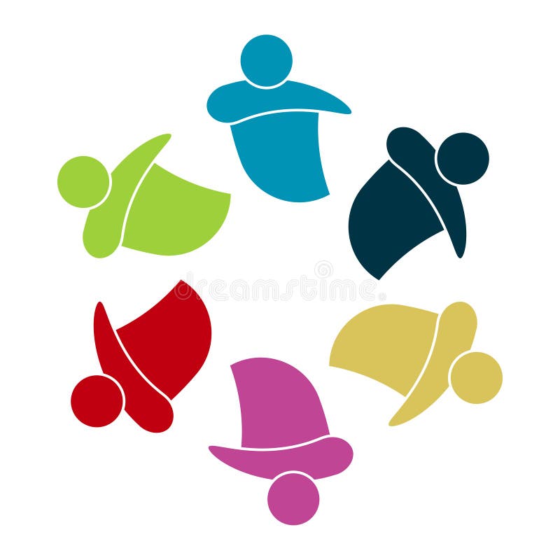 Group Six Friends Stock Illustrations – 254 Group Six Friends Stock ...