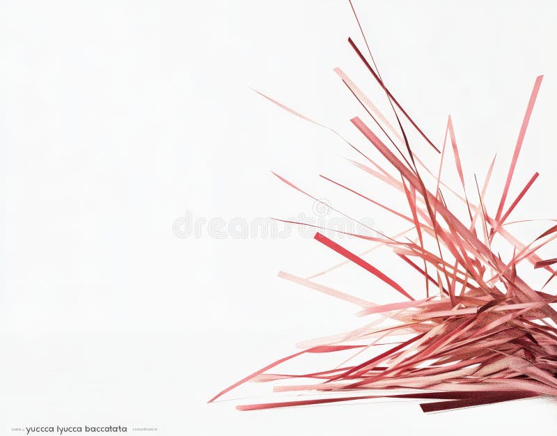 A Group of Slender, Pink Fruits with Feathery Textures, Hanging from ...