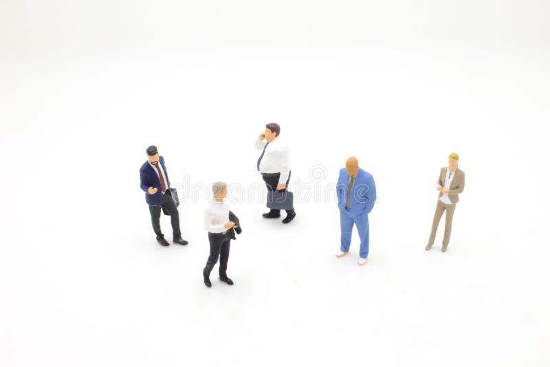 A Group of the Small Business Figure Stock Image - Image of executive ...