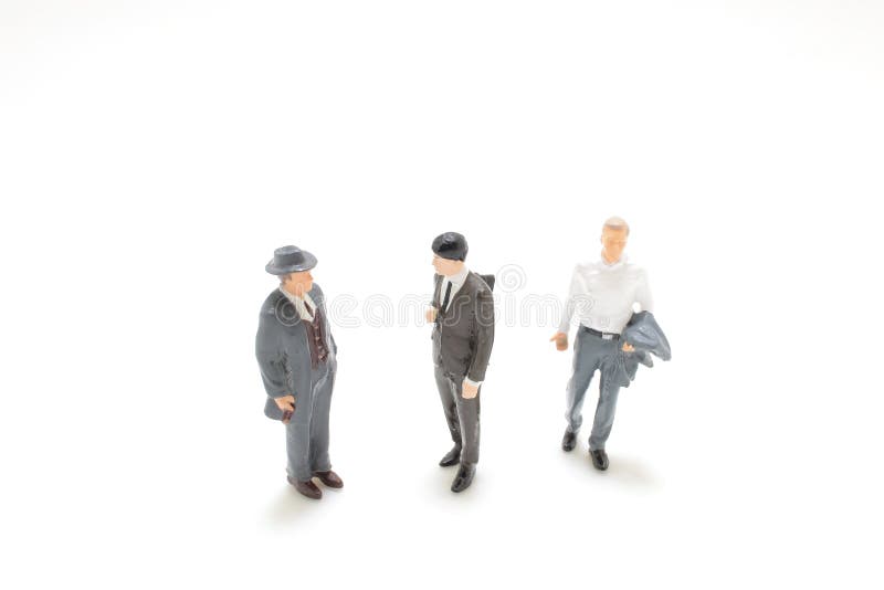 The Group of the Small Business Figure Stock Photo - Image of ...