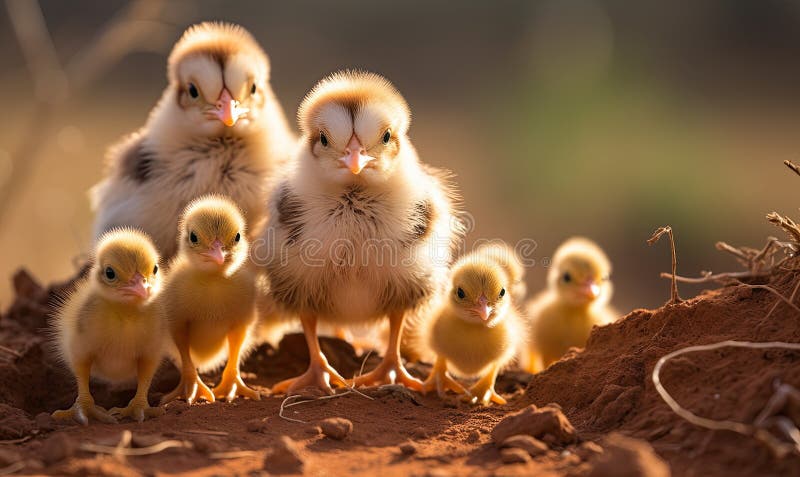 Chickens Gathering Stock Illustrations – 60 Chickens Gathering Stock ...