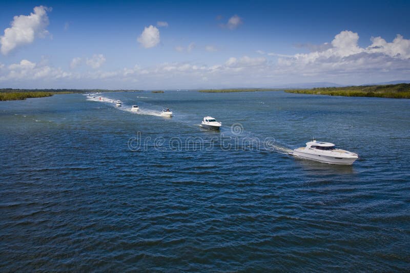 Motor Boats In Showroom Or Garage Stock Photo - Image of ships, motor ...