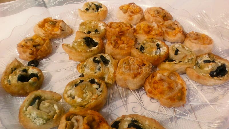 Pastry on table stock image. Image of round, print, food - 164025453