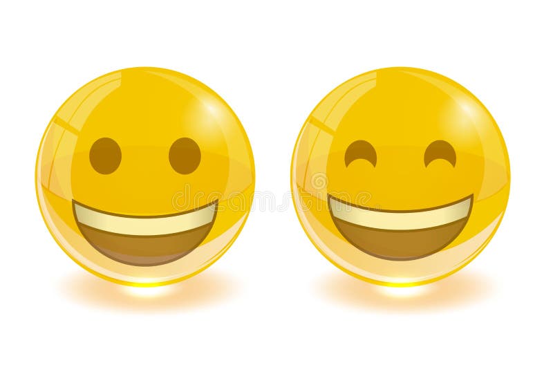 Group of Smiley Emoticons, Emoji, Vector Illustration. Stock Vector ...