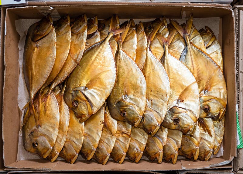 Group of smoked seafood stock photo. Image of meal, golden - 84744464