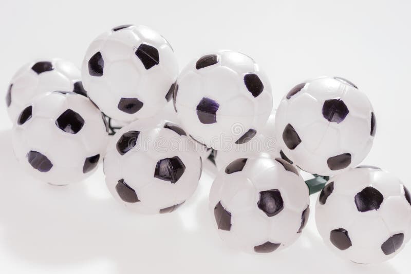 Group of soccer balls stock image. Image of shape, black - 94948663