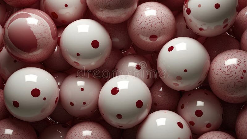 Shiny Red Smiley Face Emoji on Pink Background Stock Illustration ...