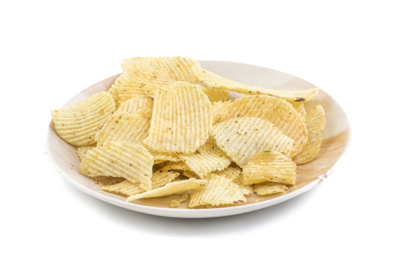 Potato chips stock photo. Image of healthy, fast, chip - 105607122