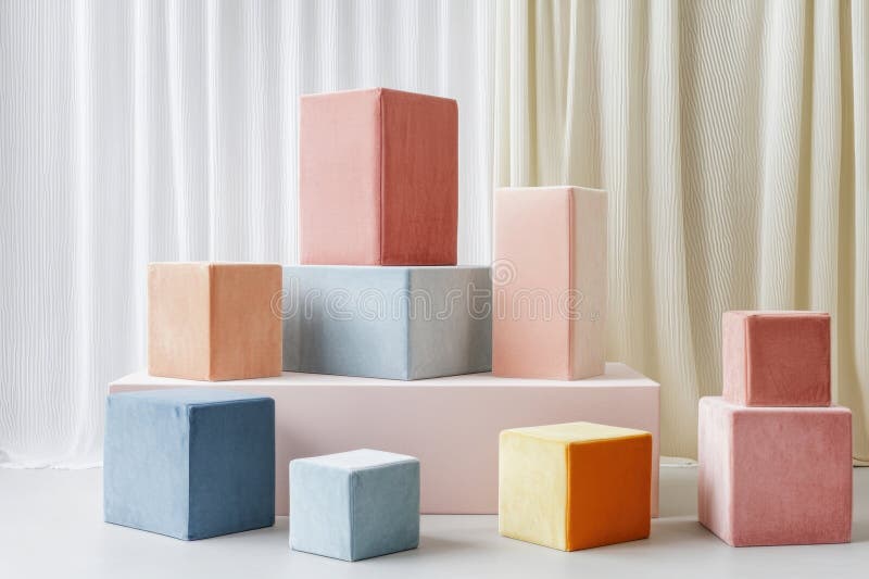 A Group of Stacked Brick Blocks, Often Used in Construction or Building ...