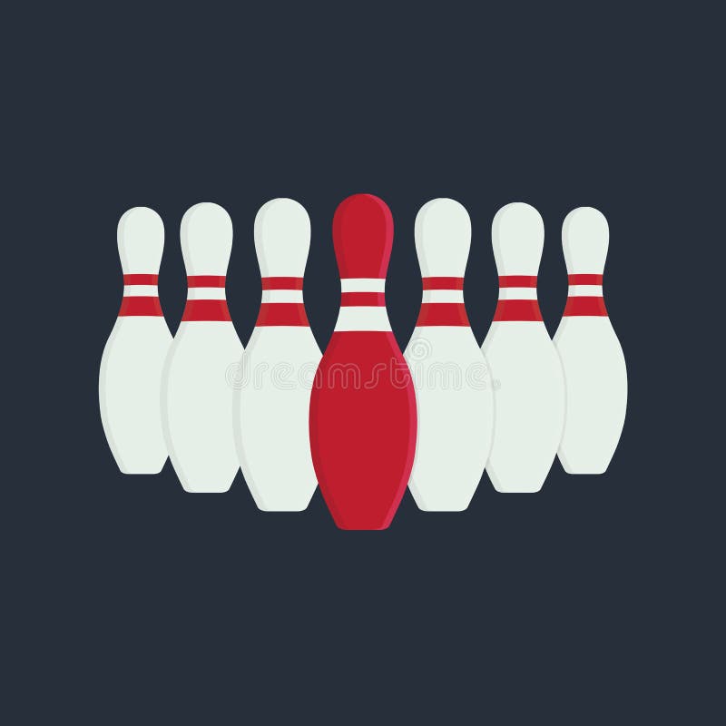 Ten Pin Strike Out Stock Illustrations – 23 Ten Pin Strike Out Stock ...