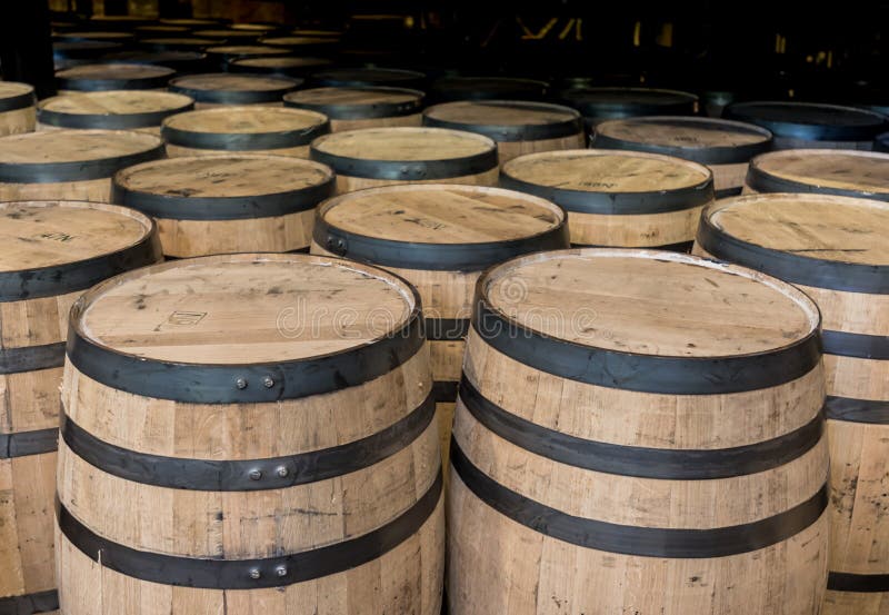 Group Standing Bourbon Barrels Stock Photos - Free & Royalty-Free Stock ...