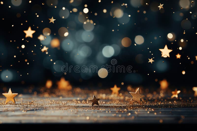 A Group of Stars that are Falling. Christmas Background Stock ...