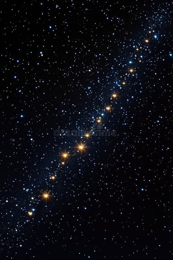 A Group of Stars Shining Bright in the Dark Night Sky, Perfect for Use ...