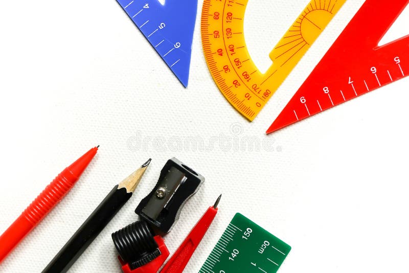 Group of Stationery Tools Educational Tools Supplies,back To School ...