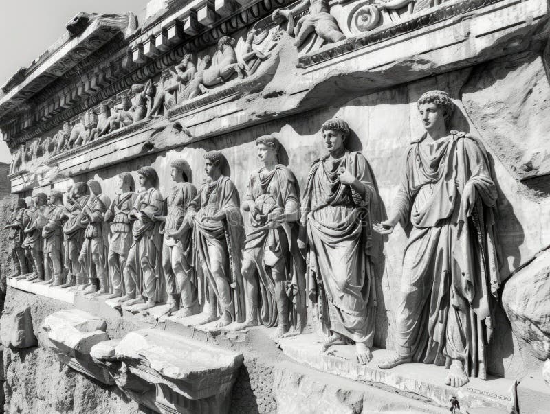 Group of statues stock image. Image of monument, classic - 375510037