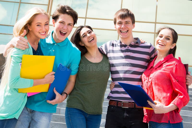 Group of student stock photo. Image of learn, casual - 123647564