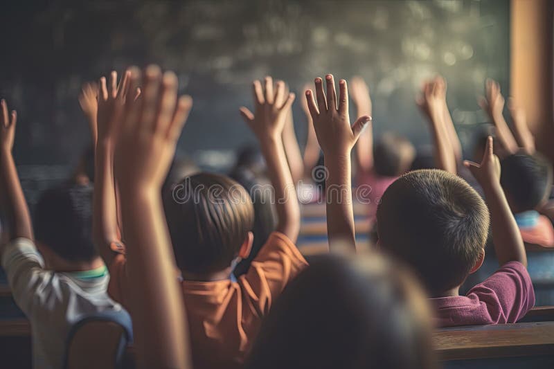 Business Group Hand Raising Stock Illustrations – 359 Business Group ...