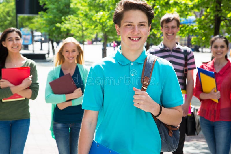Group of student stock image. Image of institution, girl - 123518961