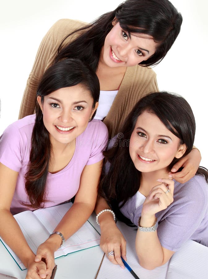 Group of Student Studying Together Stock Image - Image of education ...