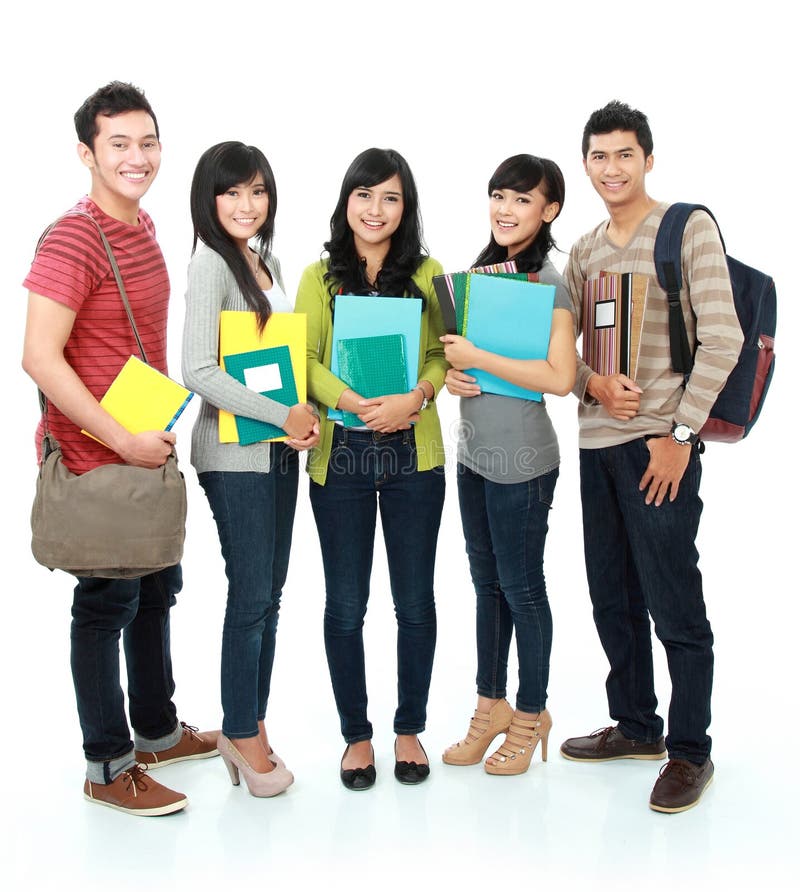 Group of students studying stock image. Image of teen - 27543899
