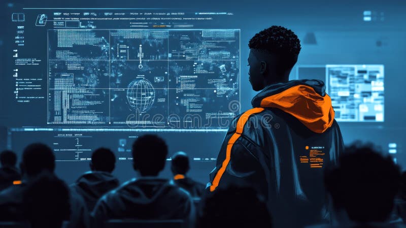 A Group of Students Attentively Watches a Presenter in a Workshop ...