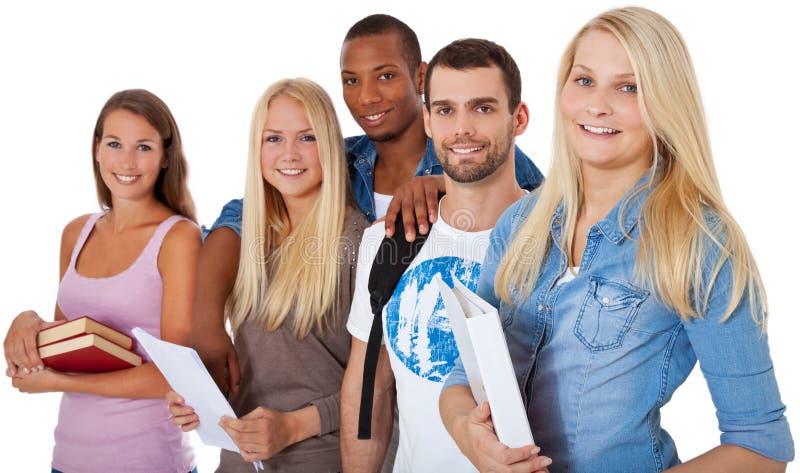 Attractive students stock image. Image of adolescent - 14240253