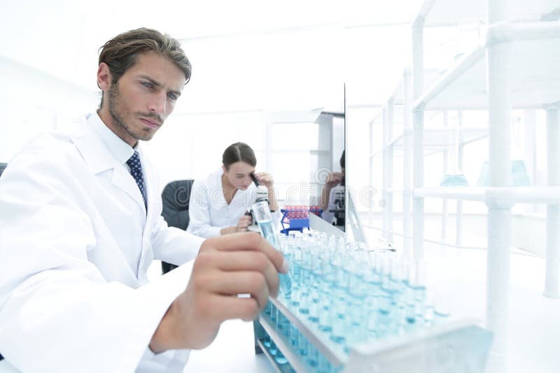 Group of Students Carried Experiment Stock Image - Image of health ...