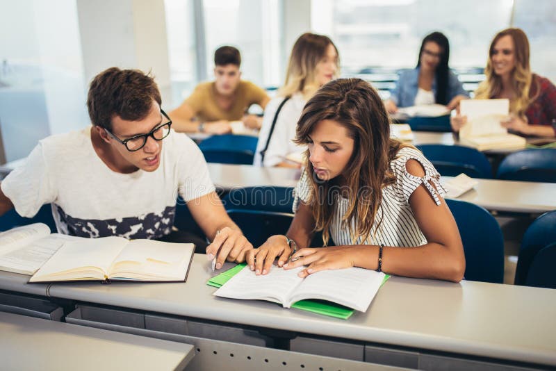 Students in Class at the University Stock Photo - Image of explaining ...