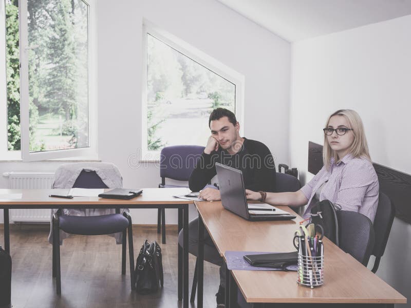 Group of students in class stock image. Image of creative - 184831707