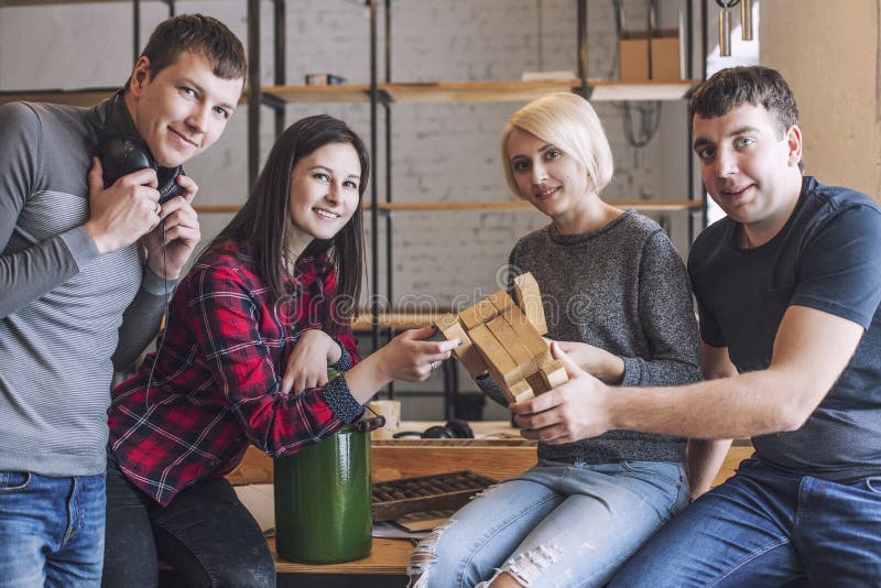 Friends for Tea in the Discussion of New Ideas Stock Photo - Image of ...