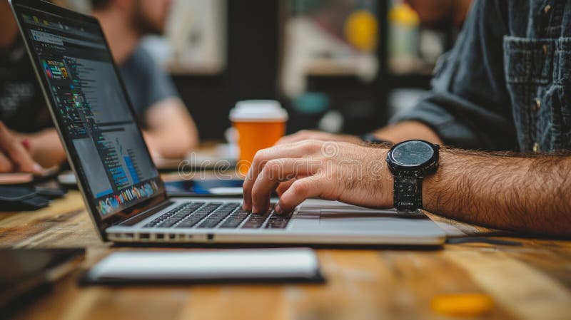 Group of Students Engages in Collaborative Project in Modern Classroom ...