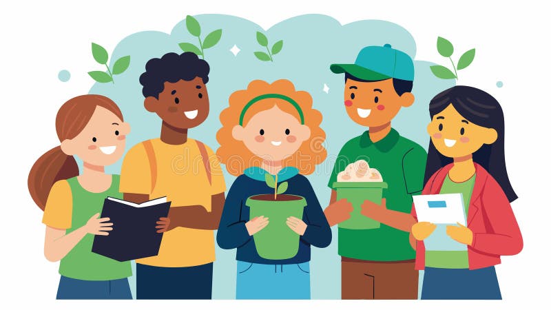 A Group of Students Excitedly Discuss Their Plans To Start a Community ...