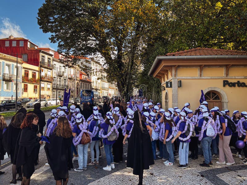 Group of Students in the First Semester during a Parade Celebrating the ...