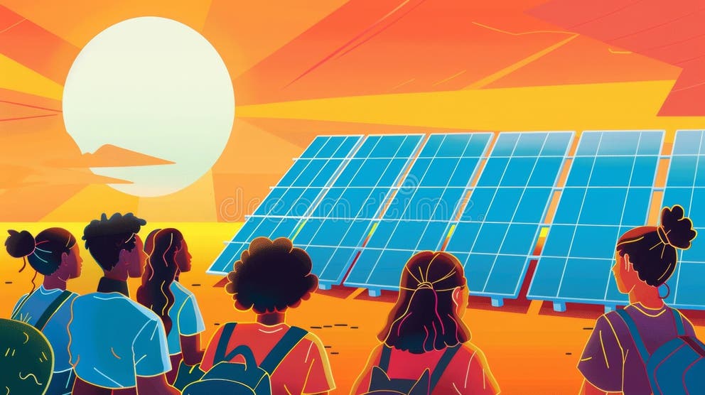 A Group of Students are Gathered in a Classroom Learning about the ...