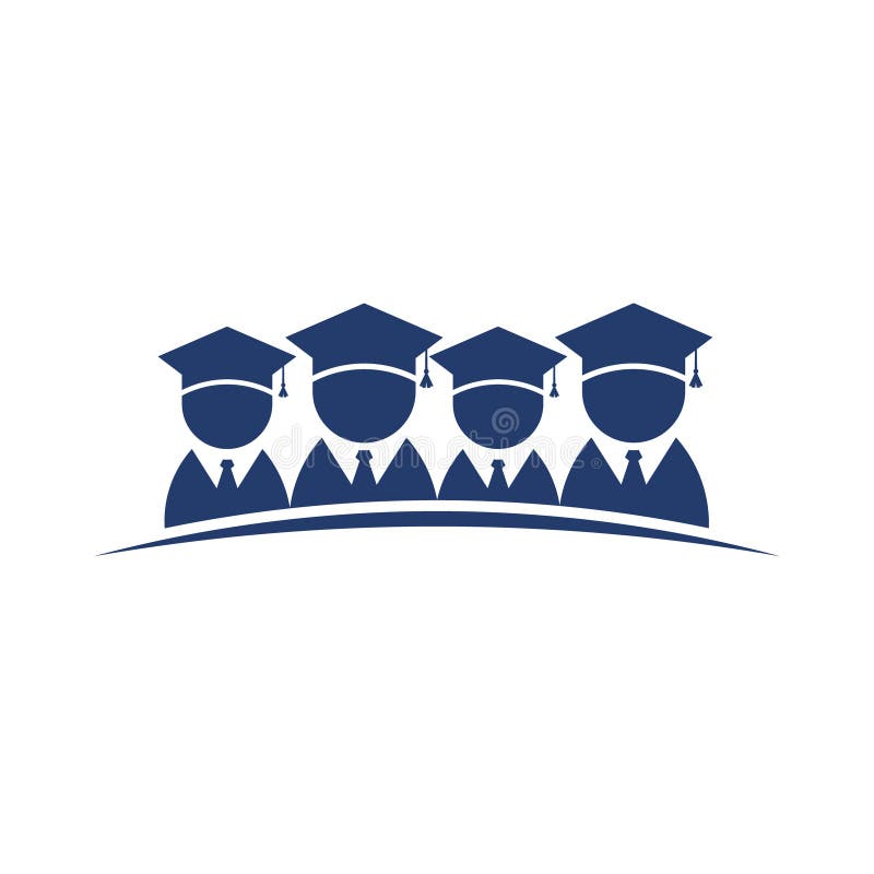 Graduate logo stock vector. Illustration of ceremony - 25303950