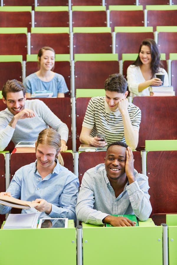 Students in Lecture in University Stock Image - Image of student ...