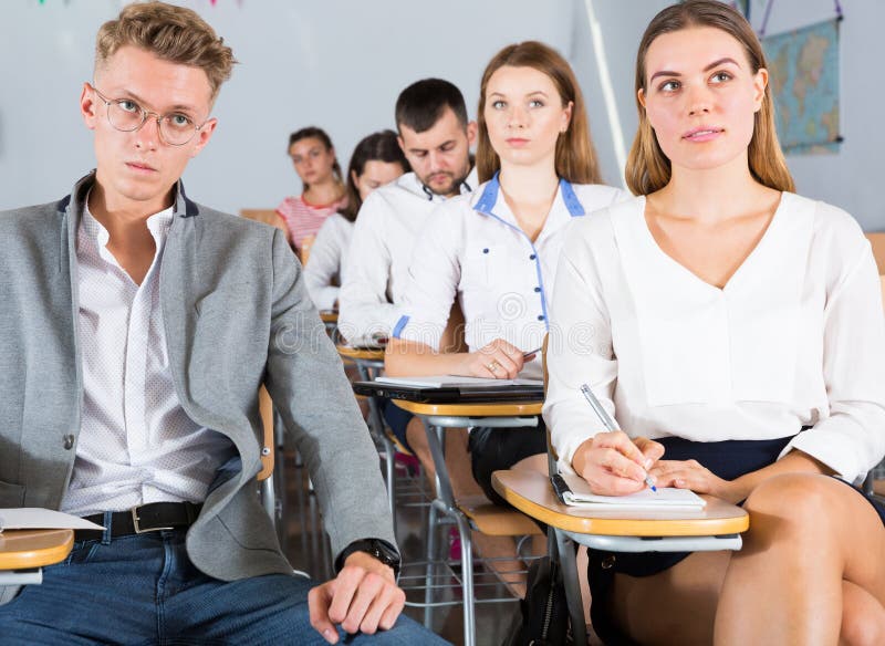 Group of Students on Lecture Stock Photo - Image of attendance ...