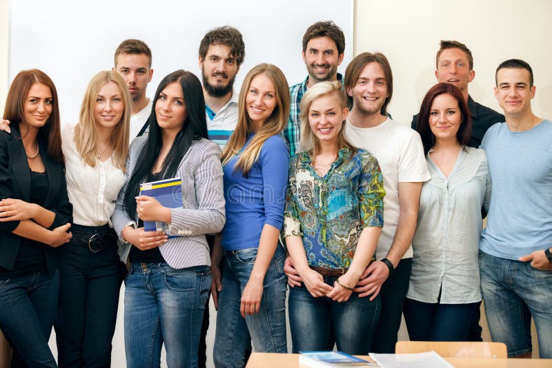 Group of students stock image. Image of seminar, education - 34668743
